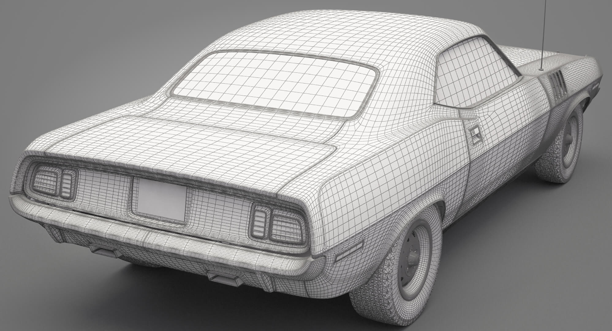 Generic Old Car 01 - 3D Model by Mavi3D
