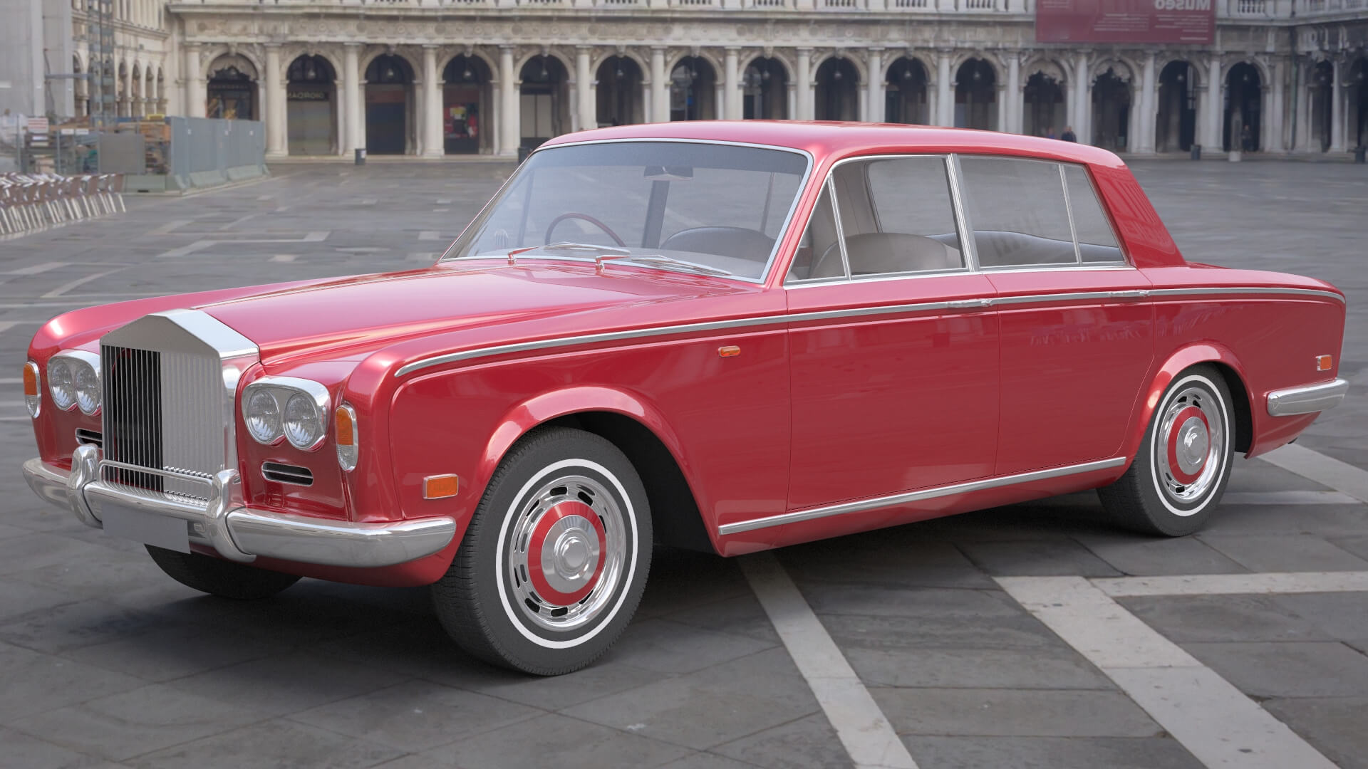 Generic Old Car 02 - 3D Model by Mavi3D