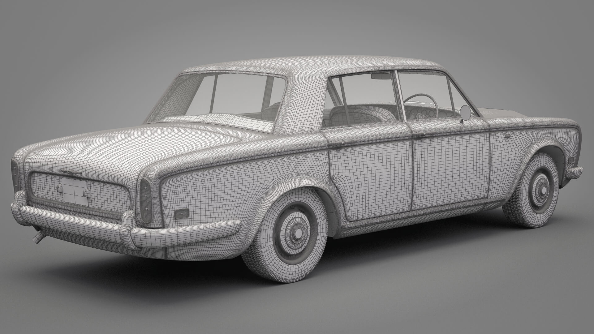 Generic Old Car 02 - 3D Model by Mavi3D