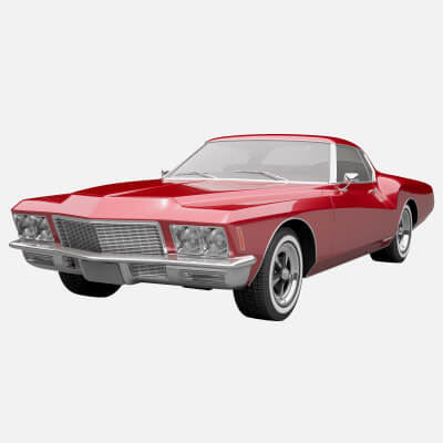 Generic Old Car 03 - 3D Model by Mavi3D