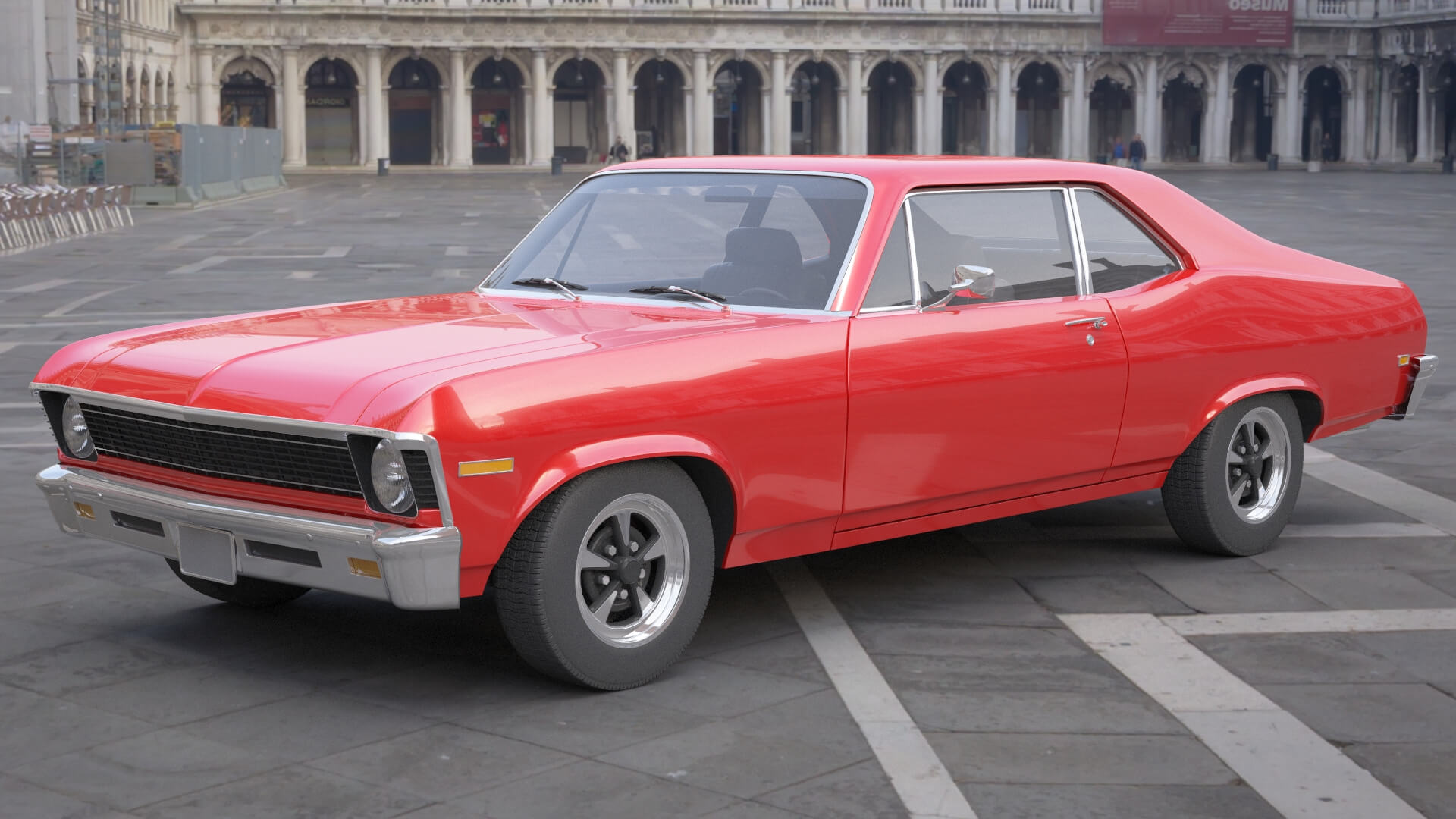 Generic Old Car 04 - Free 3D Model by Mavi3D