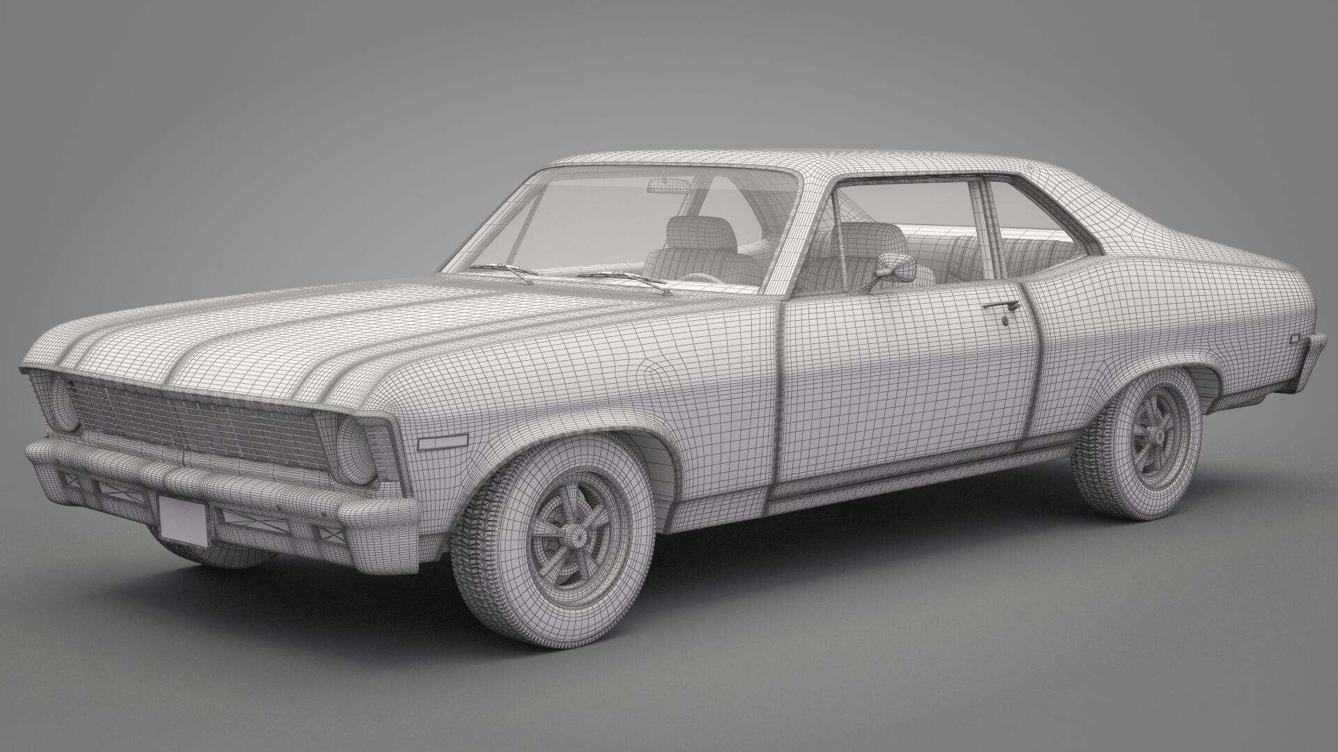 Generic Old Car 04 - Free 3D Model by Mavi3D