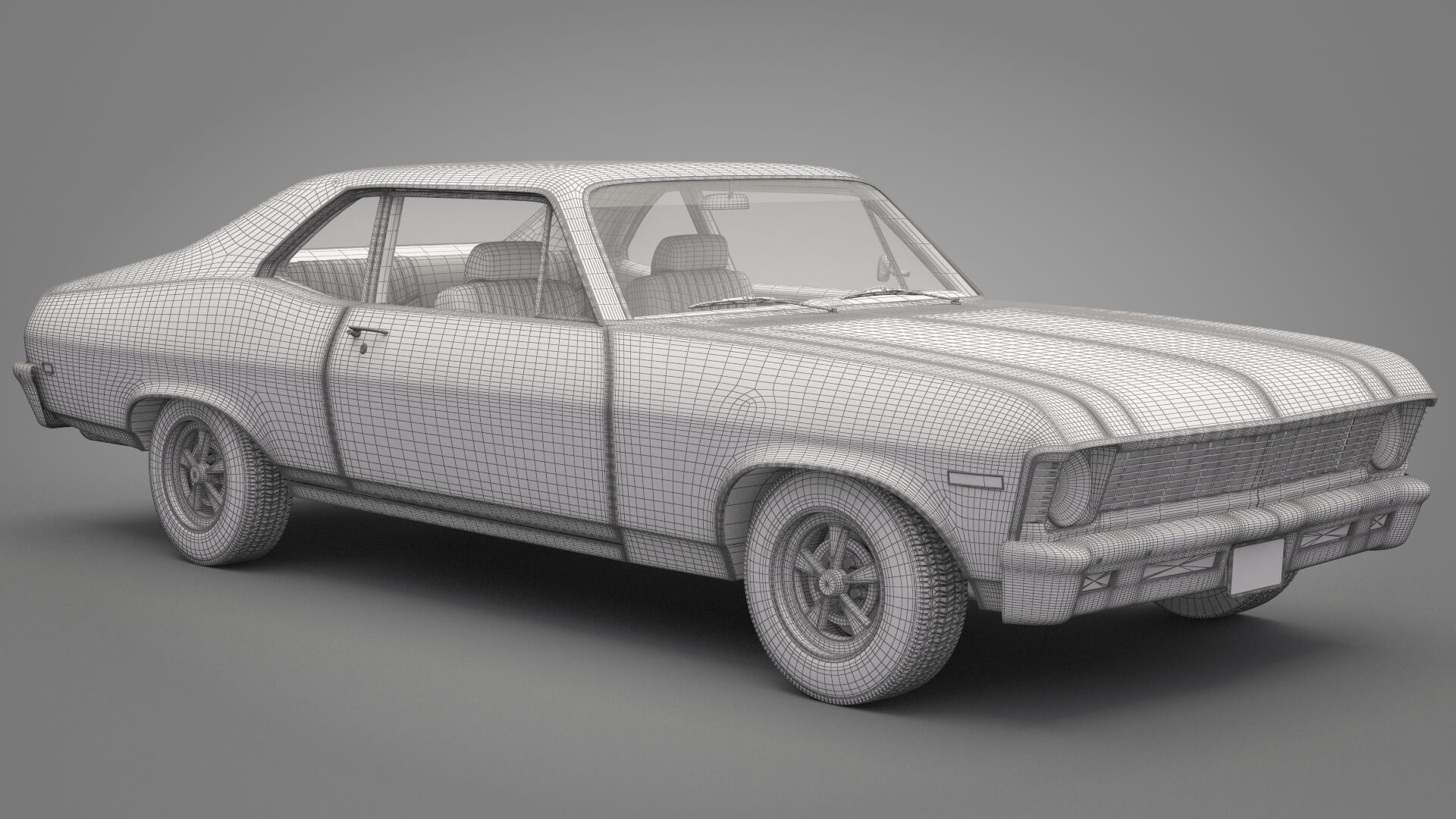 Generic Old Car 04 - Free 3D Model by Mavi3D