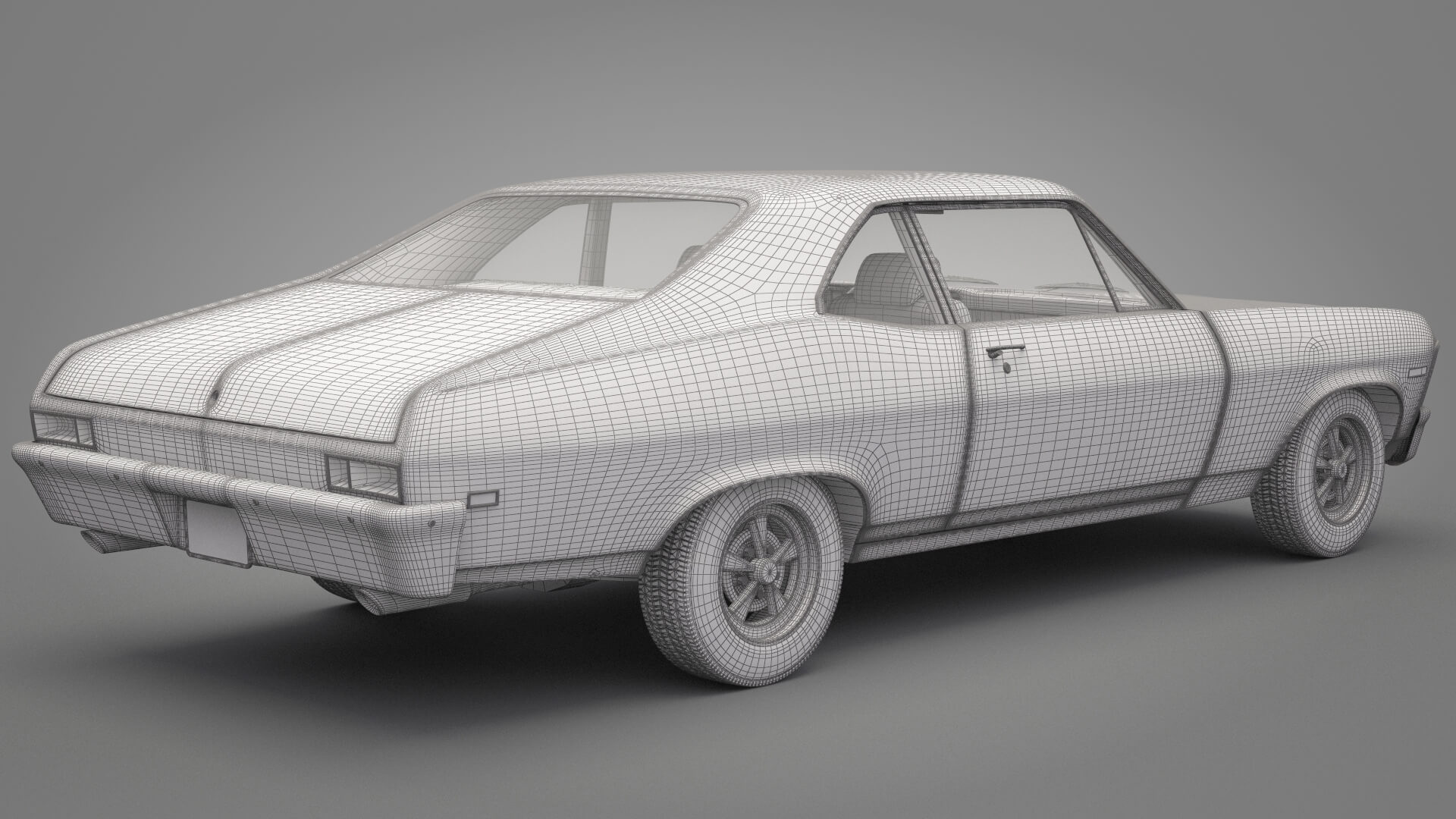 Generic Old Car 04 - Free 3D Model by Mavi3D