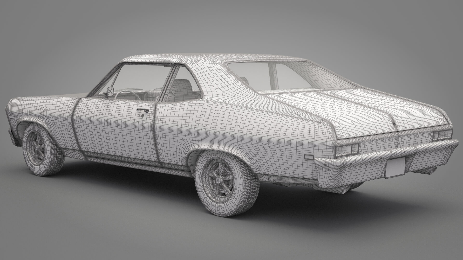 Generic Old Car 04 - Free 3D Model by Mavi3D