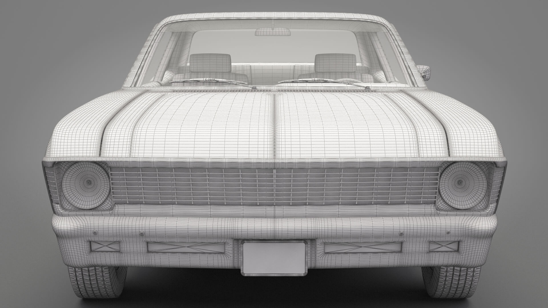 Generic Old Car 04 - Free 3D Model by Mavi3D