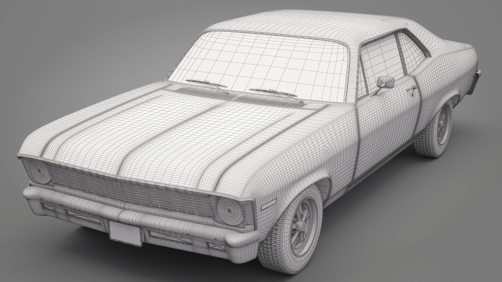 Generic Old Car 04 - Free 3D Model by Mavi3D