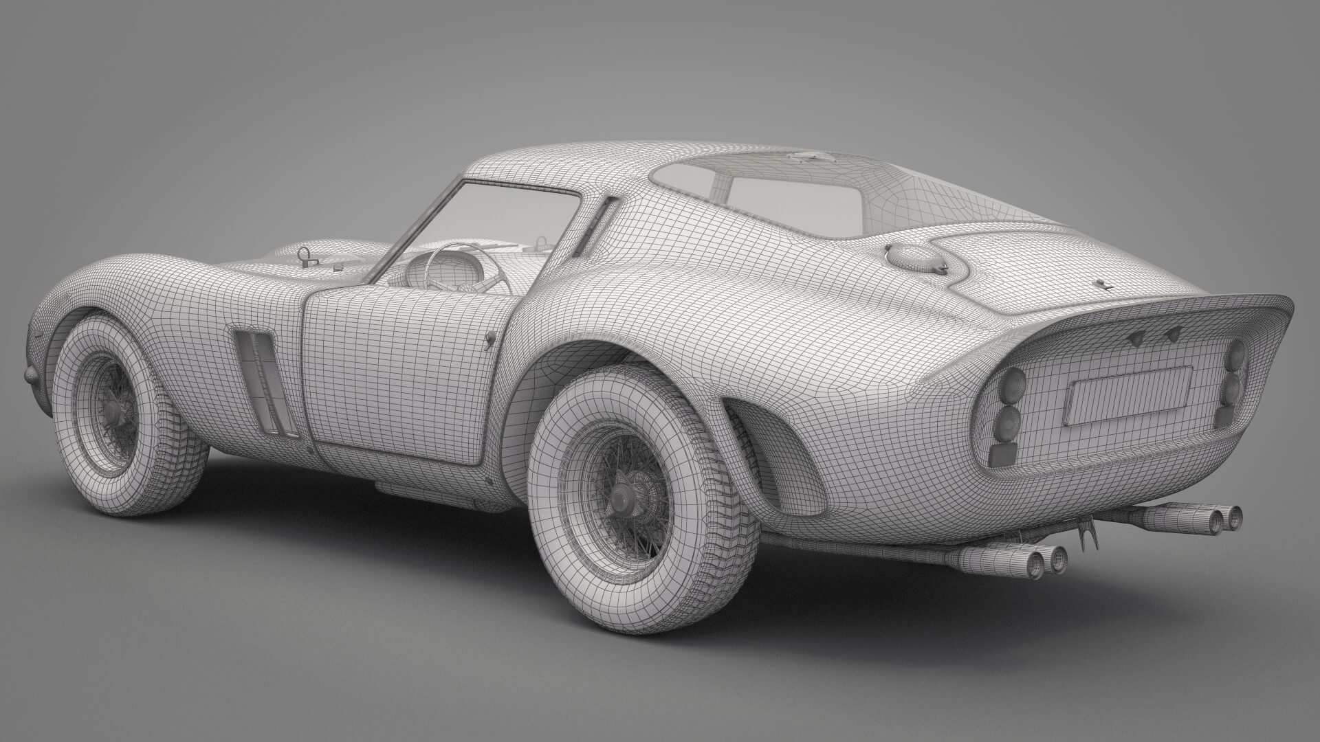 Generic Old Car 05 - 3D Model by Mavi3D