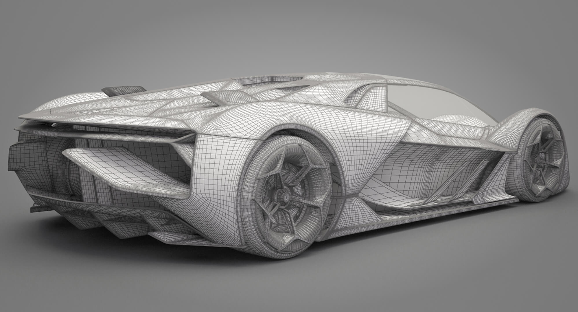 Generic Sports Car 01 - 3D Model by Mavi3D