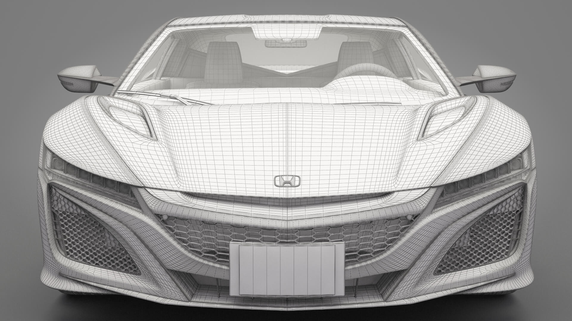 Honda NSX 2017 - 3D Model by Mavi3D