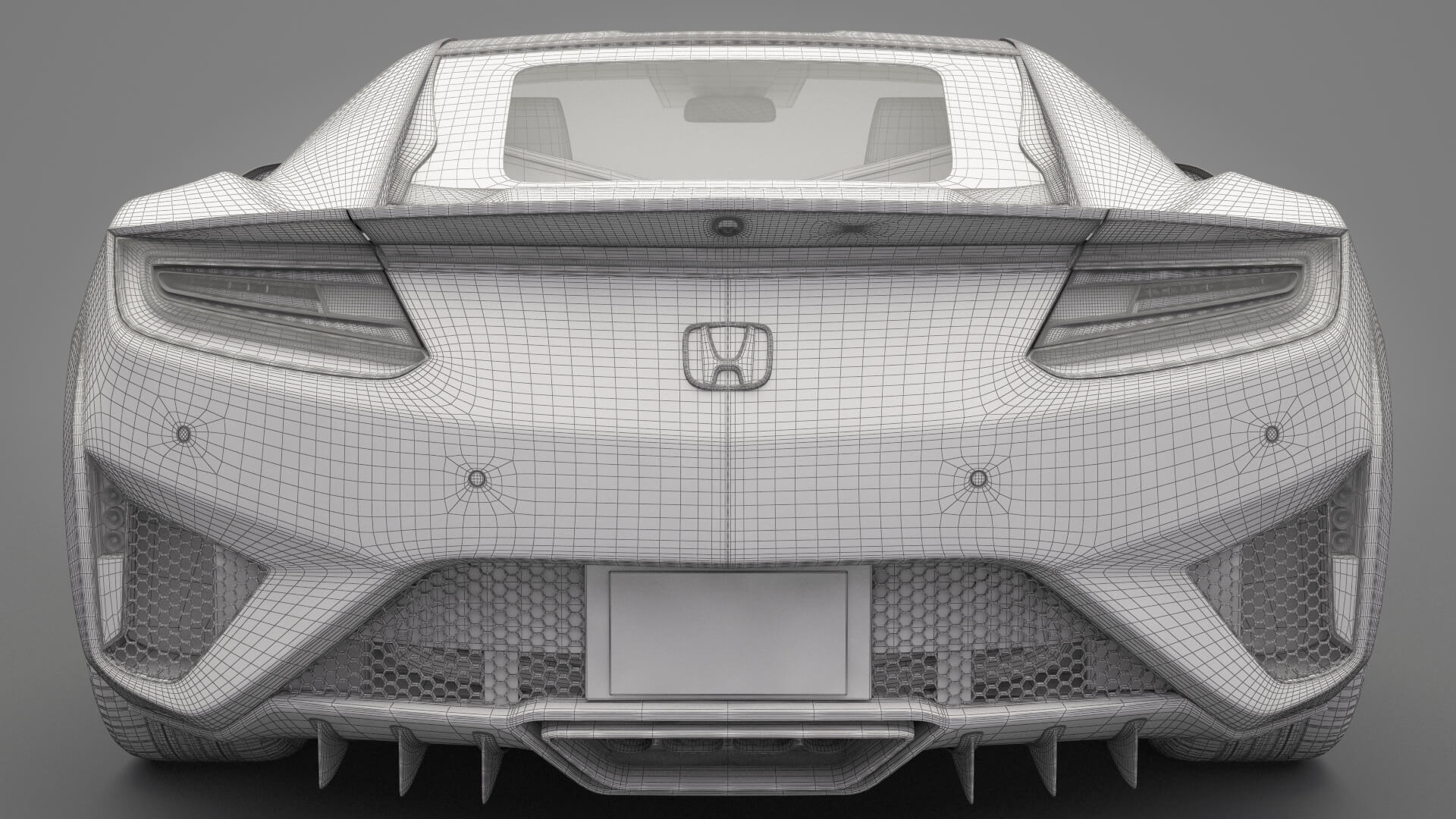 Honda NSX 2017 - 3D Model by Mavi3D