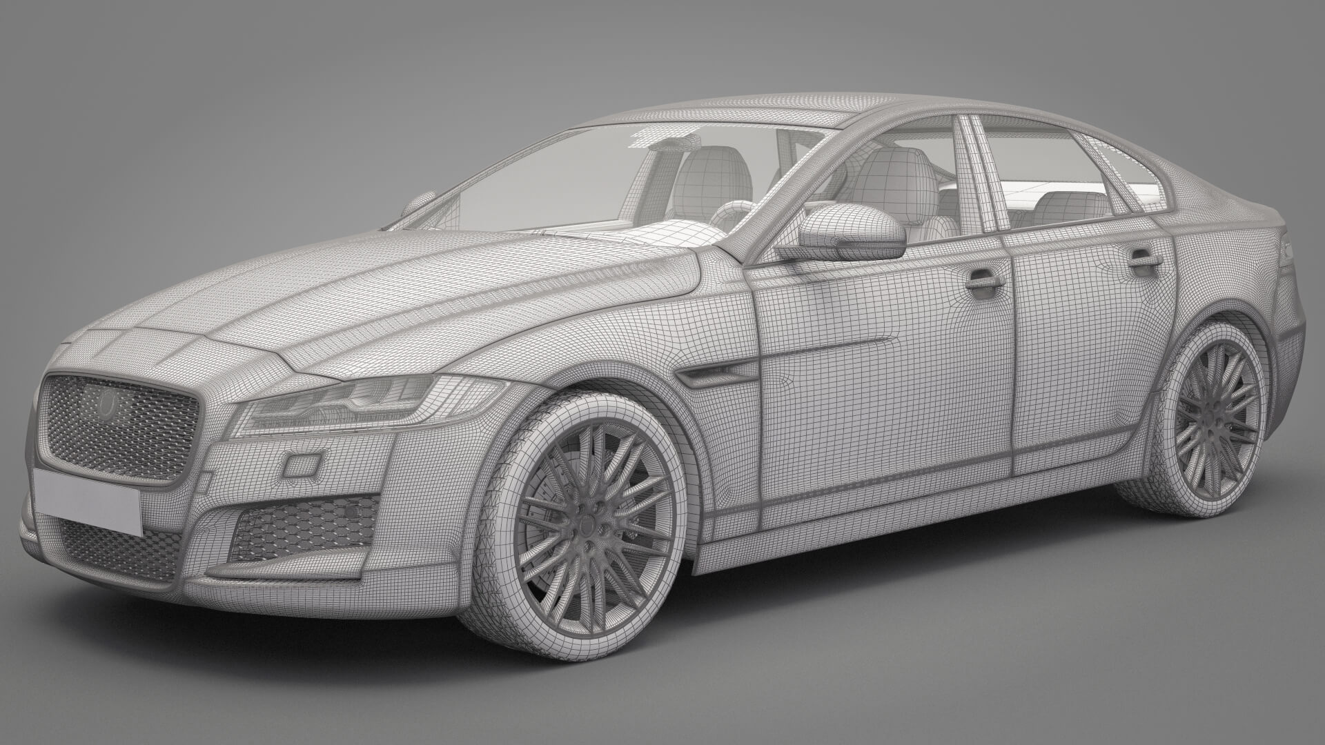 Jaguar XF 2016 - 3D Model by Mavi3D