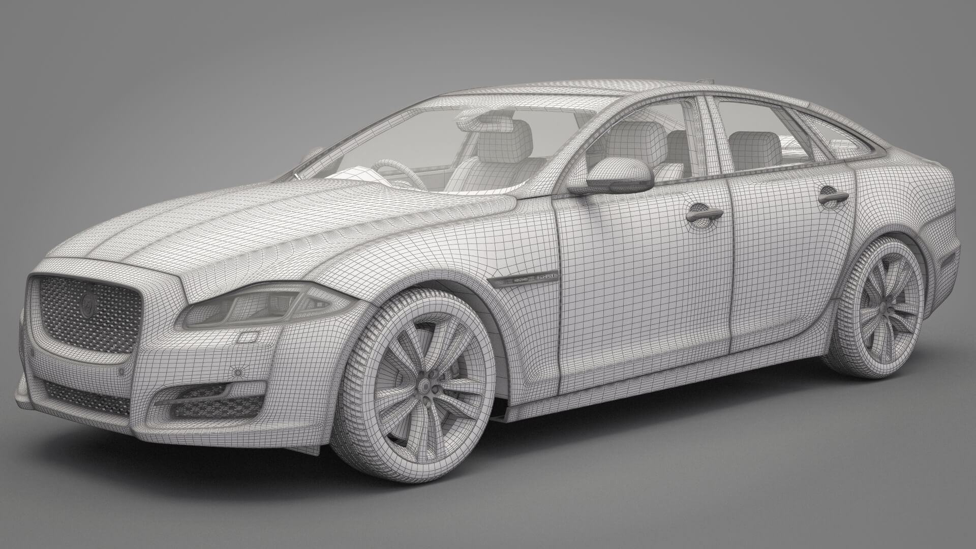 Jaguar XJ 2016 - 3D Model by Mavi3D