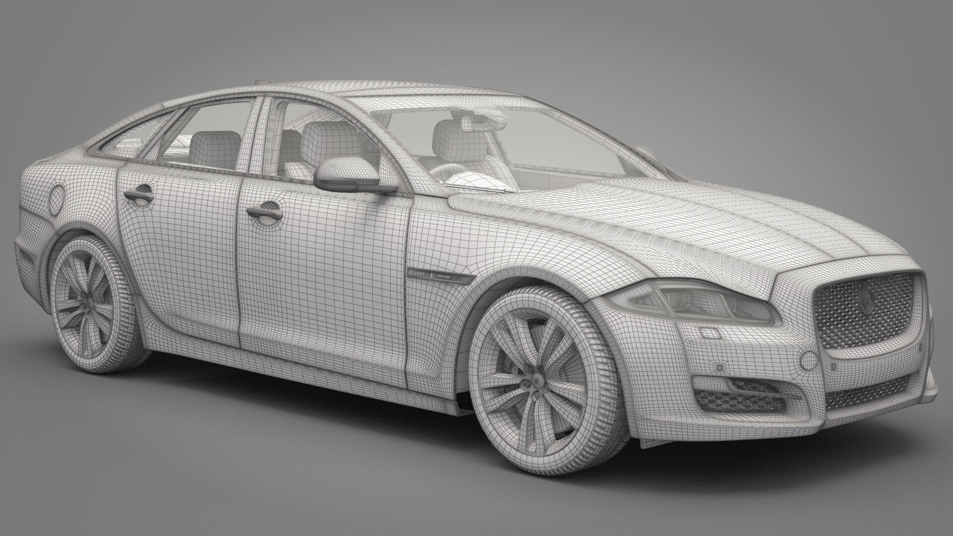 Jaguar XJ 2016 - 3D Model by Mavi3D