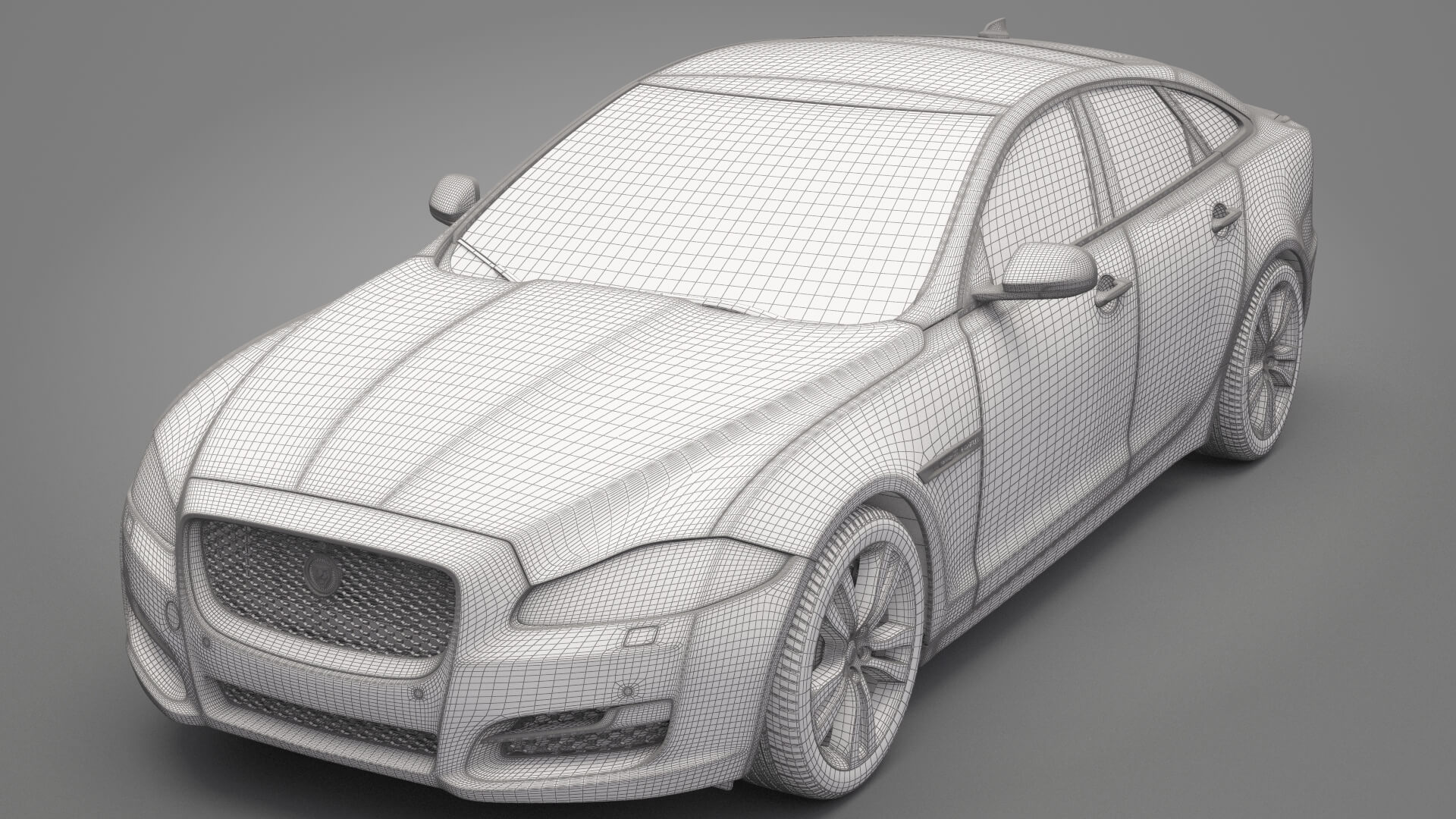 Jaguar XJ 2016 - 3D Model by Mavi3D