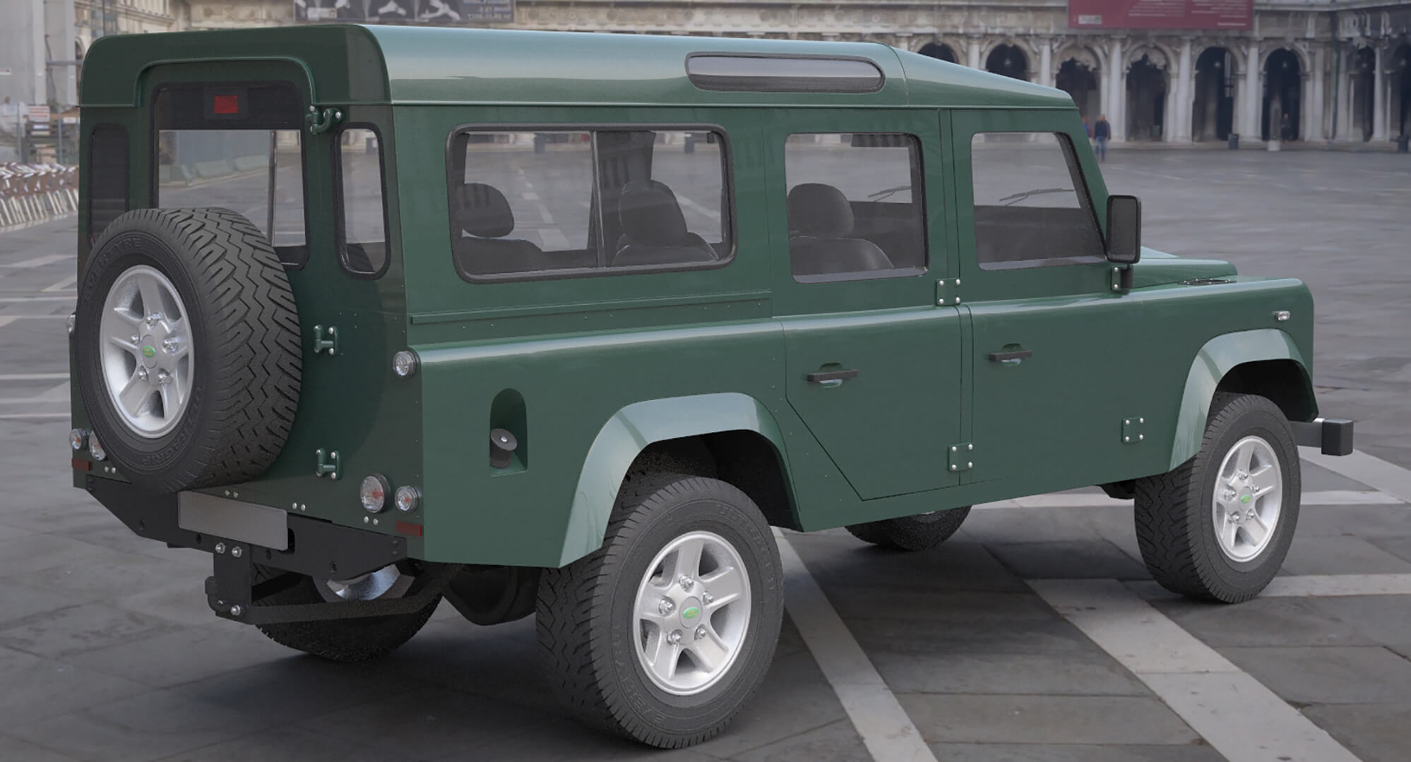Land Rover Defender 110 - 3D Model by Mavi3D