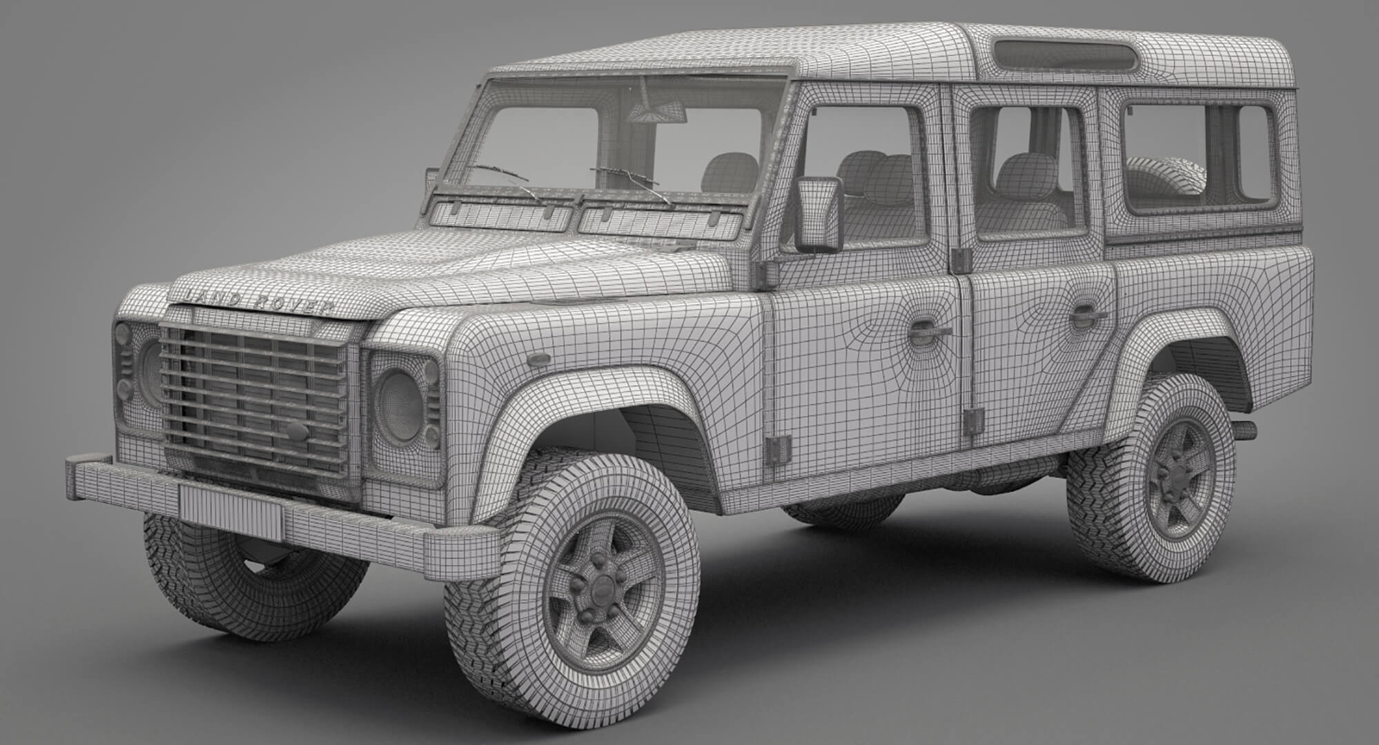 Land Rover Defender 110 - 3D Model by Mavi3D