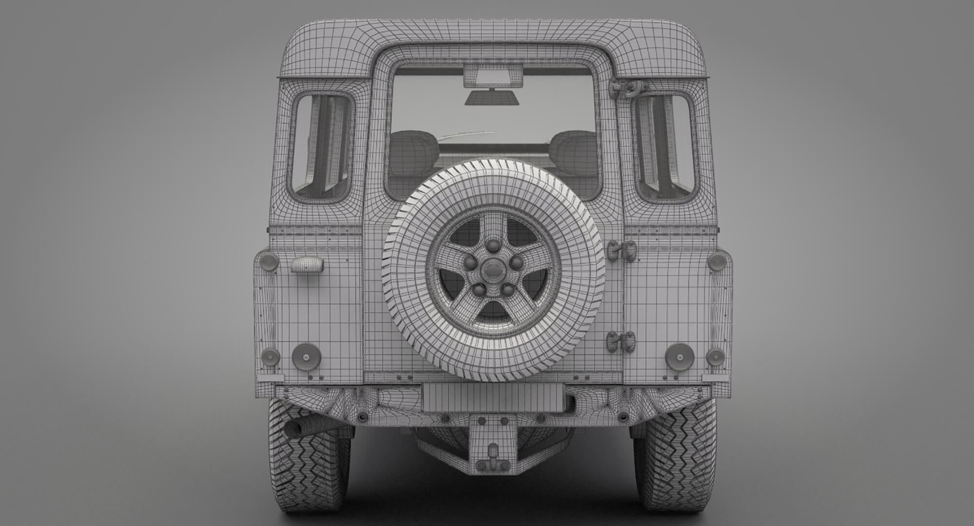 Land Rover Defender 110 - 3D Model by Mavi3D