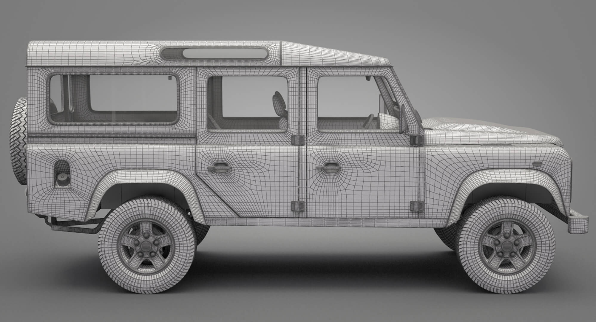 Land Rover Defender 110 - 3D Model by Mavi3D