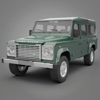 Land Rover Defender 110 - 3D Model by Mavi3D