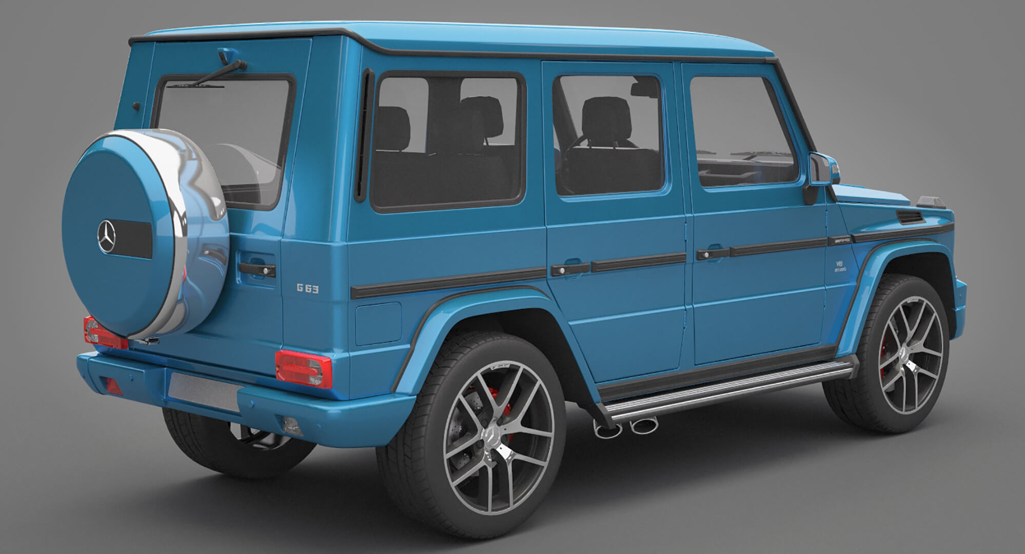 Mercedes-Benz G63 AMG 3D Model by Mavi3D