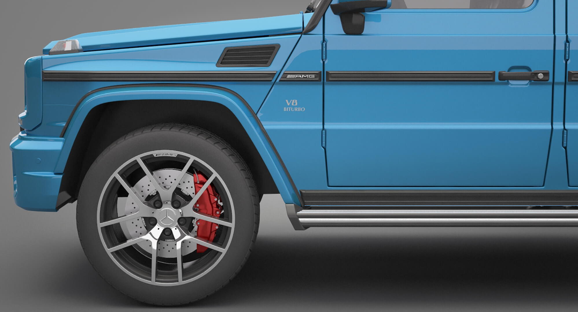 Mercedes-Benz G63 AMG 3D Model by Mavi3D