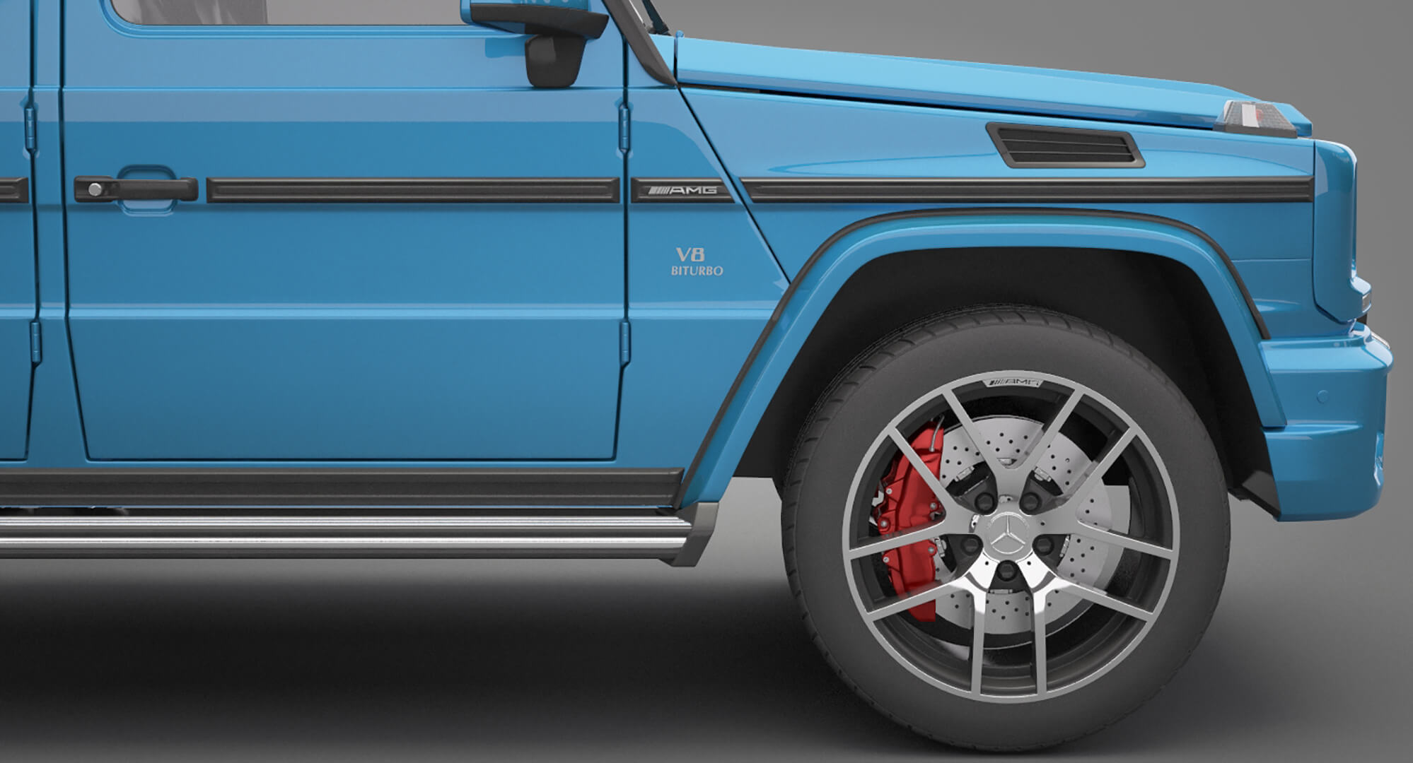 Mercedes-Benz G63 AMG 3D Model by Mavi3D