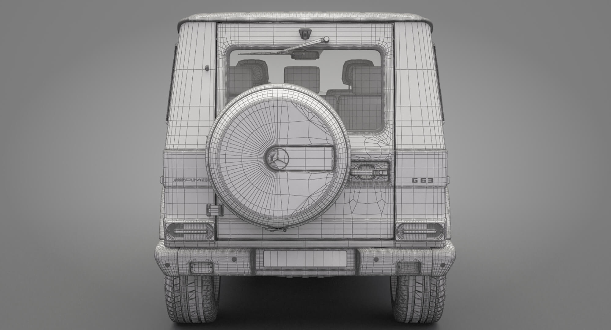 Mercedes-Benz G63 AMG 3D Model by Mavi3D