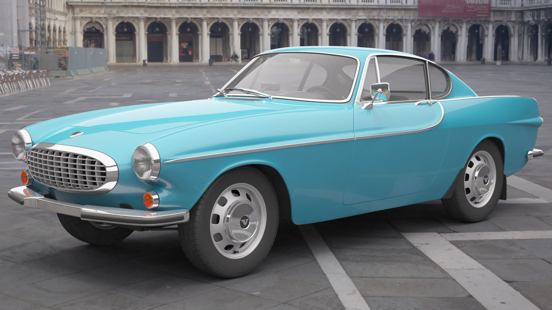 Old Volvo Car - 3D Model by Mavi3D