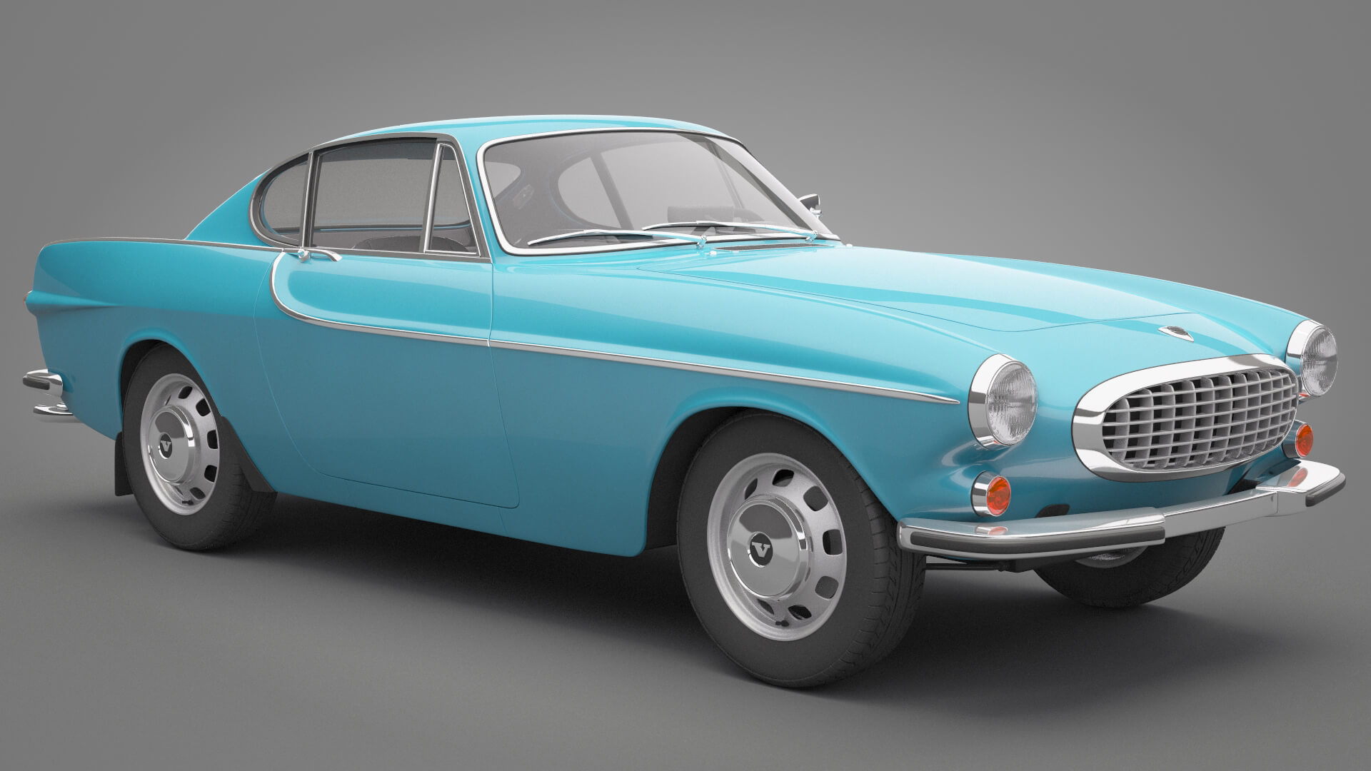 Old Volvo Car - 3D Model by Mavi3D