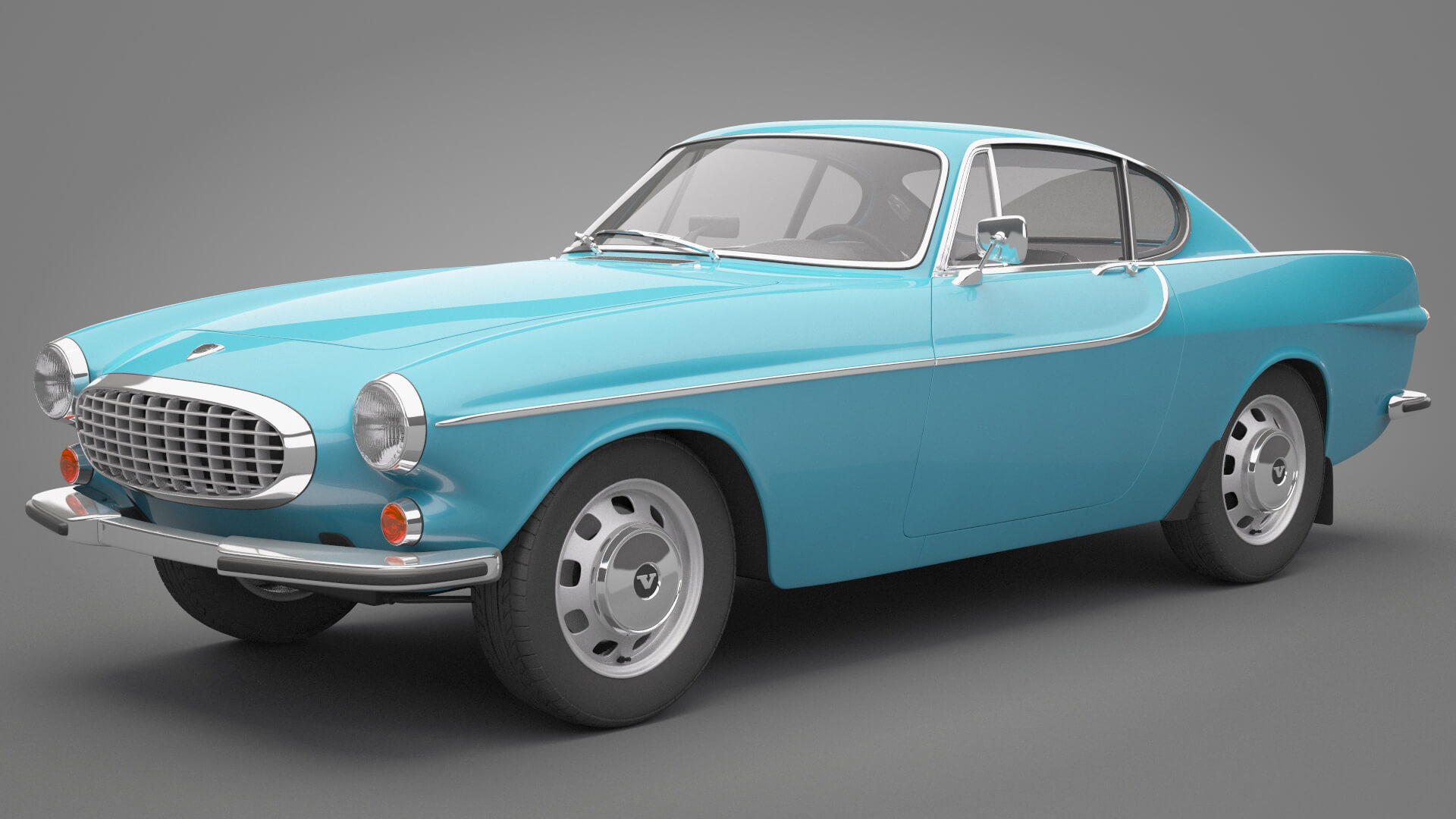 Old Volvo Car - 3D Model by Mavi3D