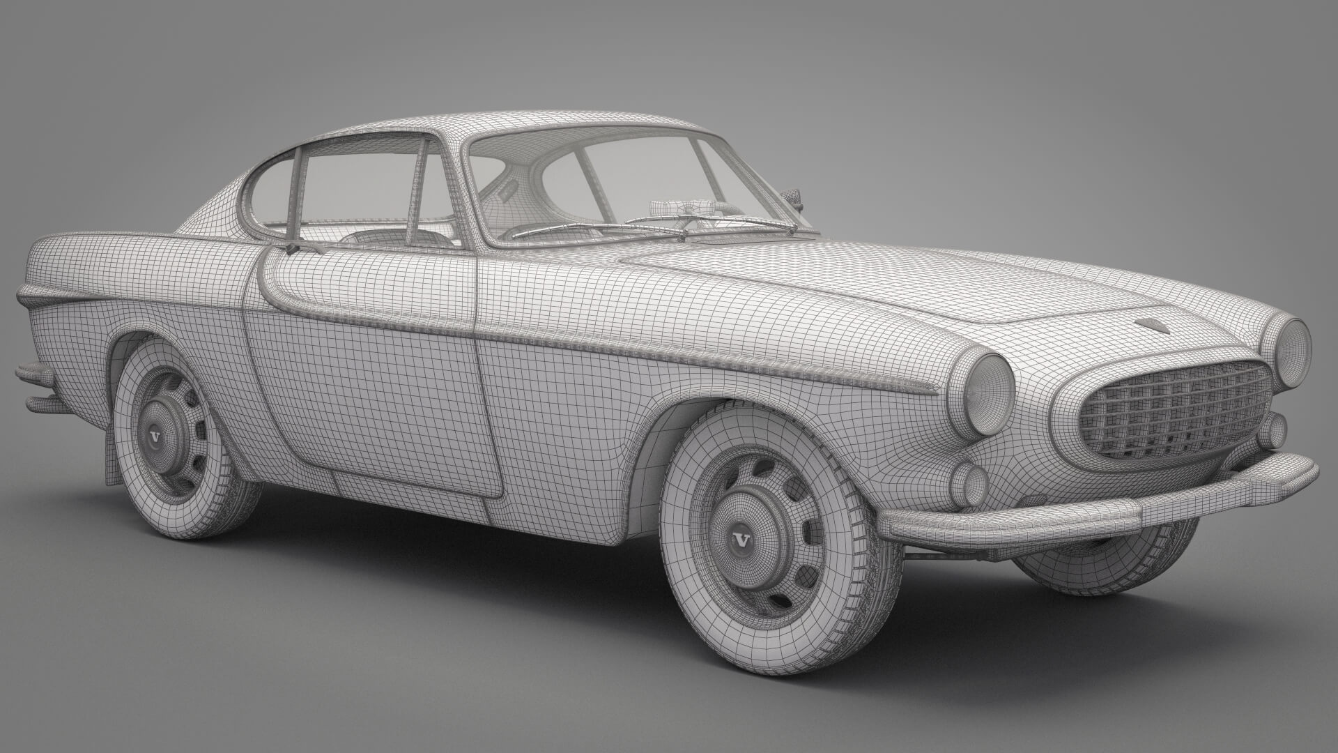 Old Volvo Car - 3D Model by Mavi3D