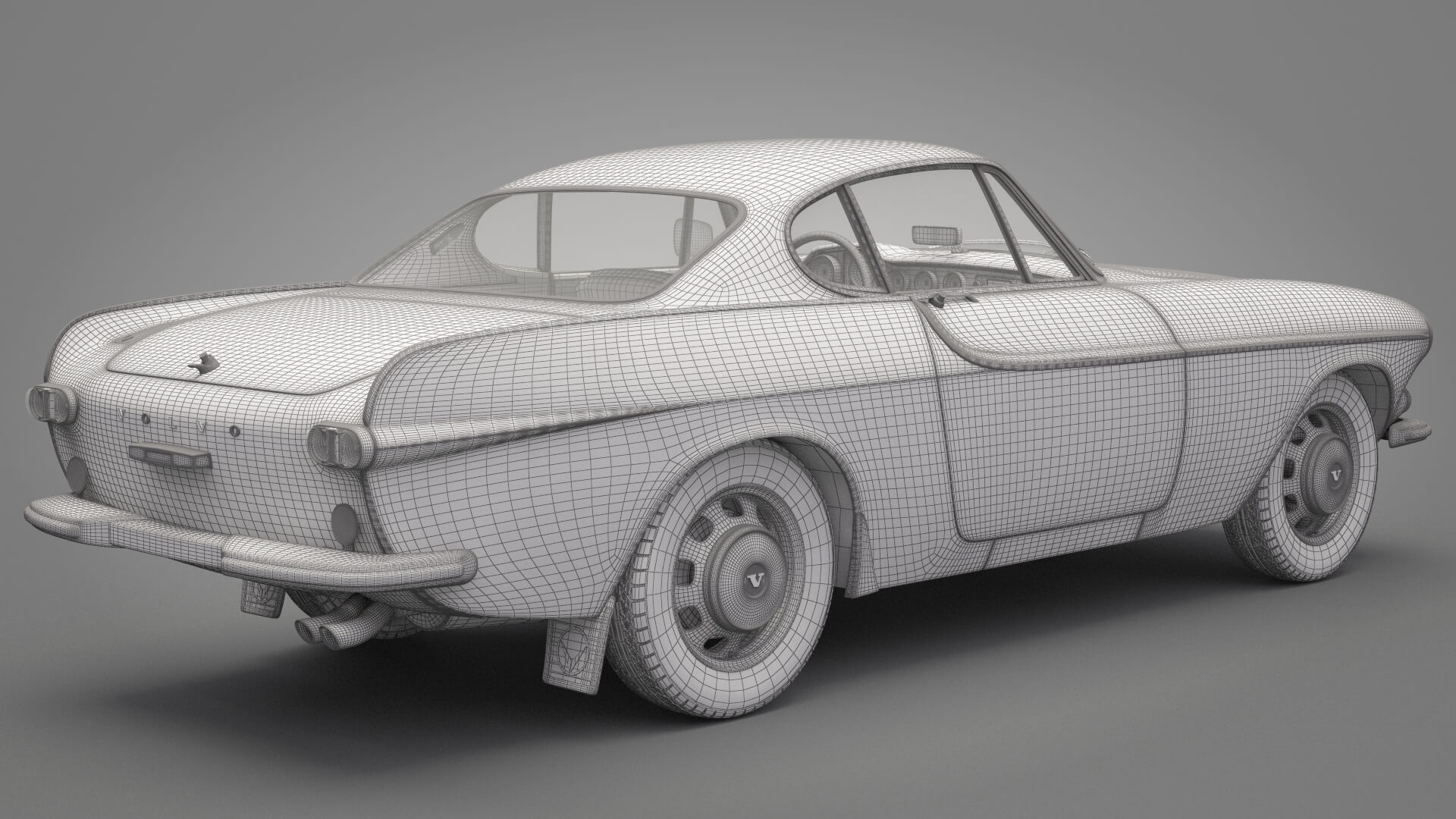 Old Volvo Car - 3D Model by Mavi3D