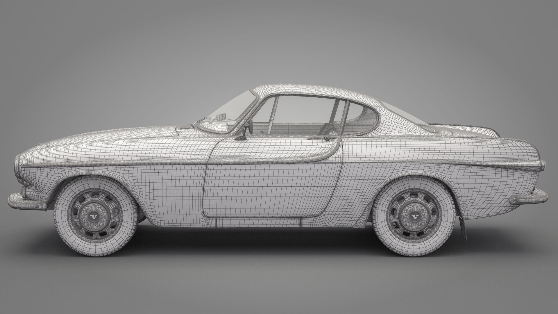 Old Volvo Car - 3D Model by Mavi3D
