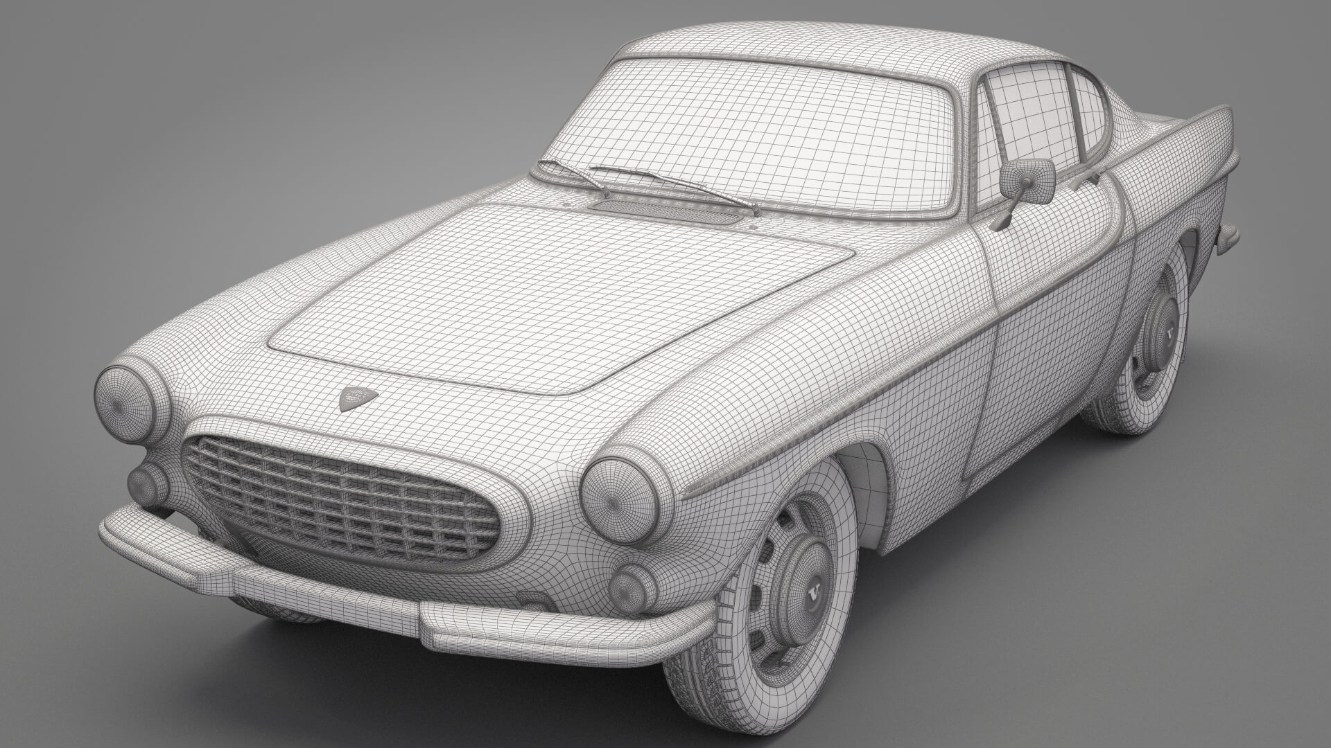 Old Volvo Car - 3D Model by Mavi3D
