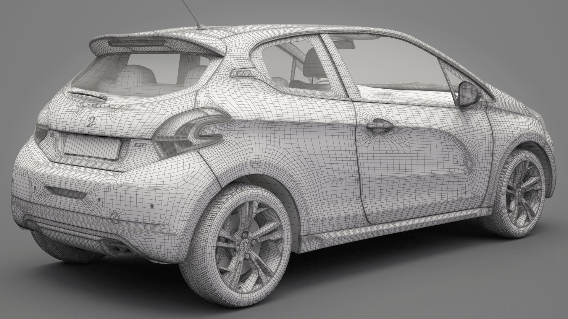 Peugeot 208 GTI - 3D Model by Mavi3D