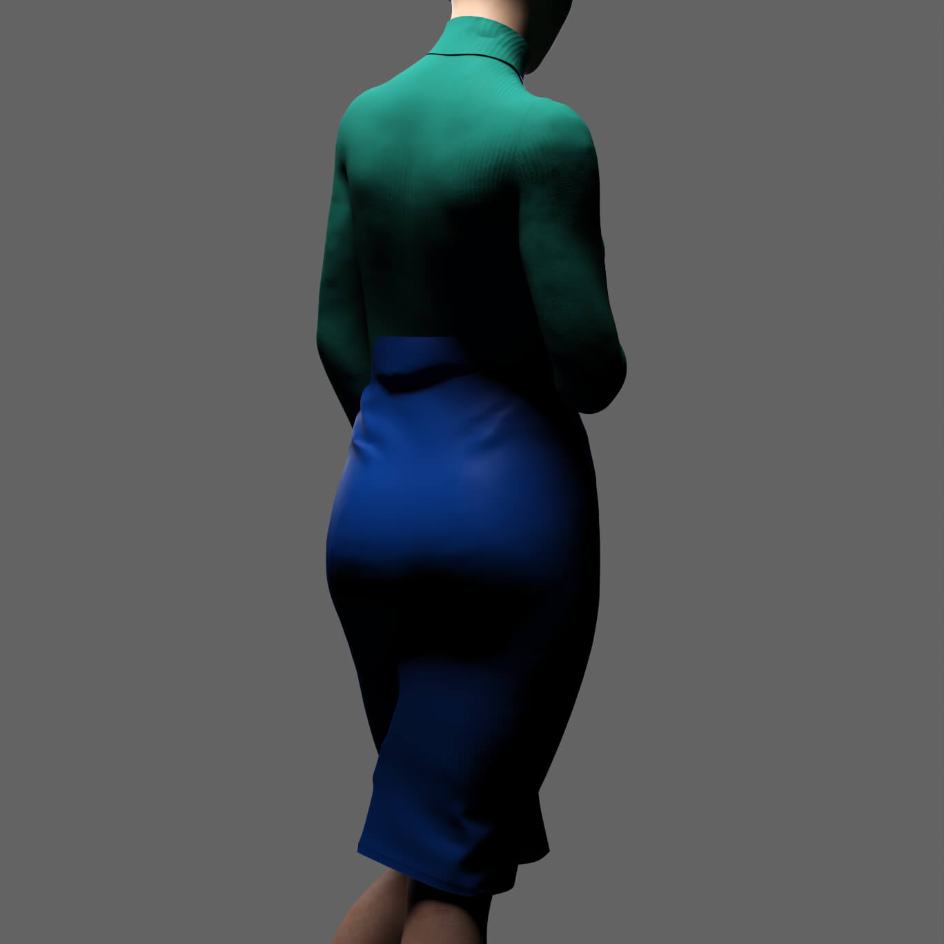 MS Helly R Office Outfit (G8F and G9) - Daz Content by MavisSky