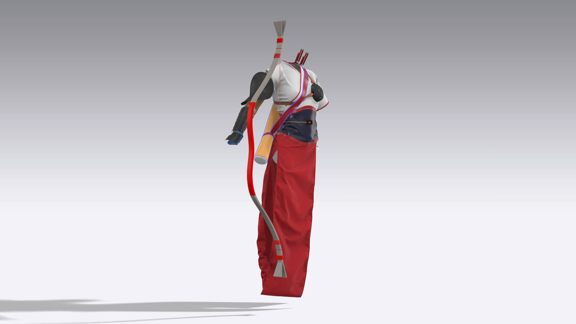 Ancient Archer Outfit - 3D Model by Max Dias