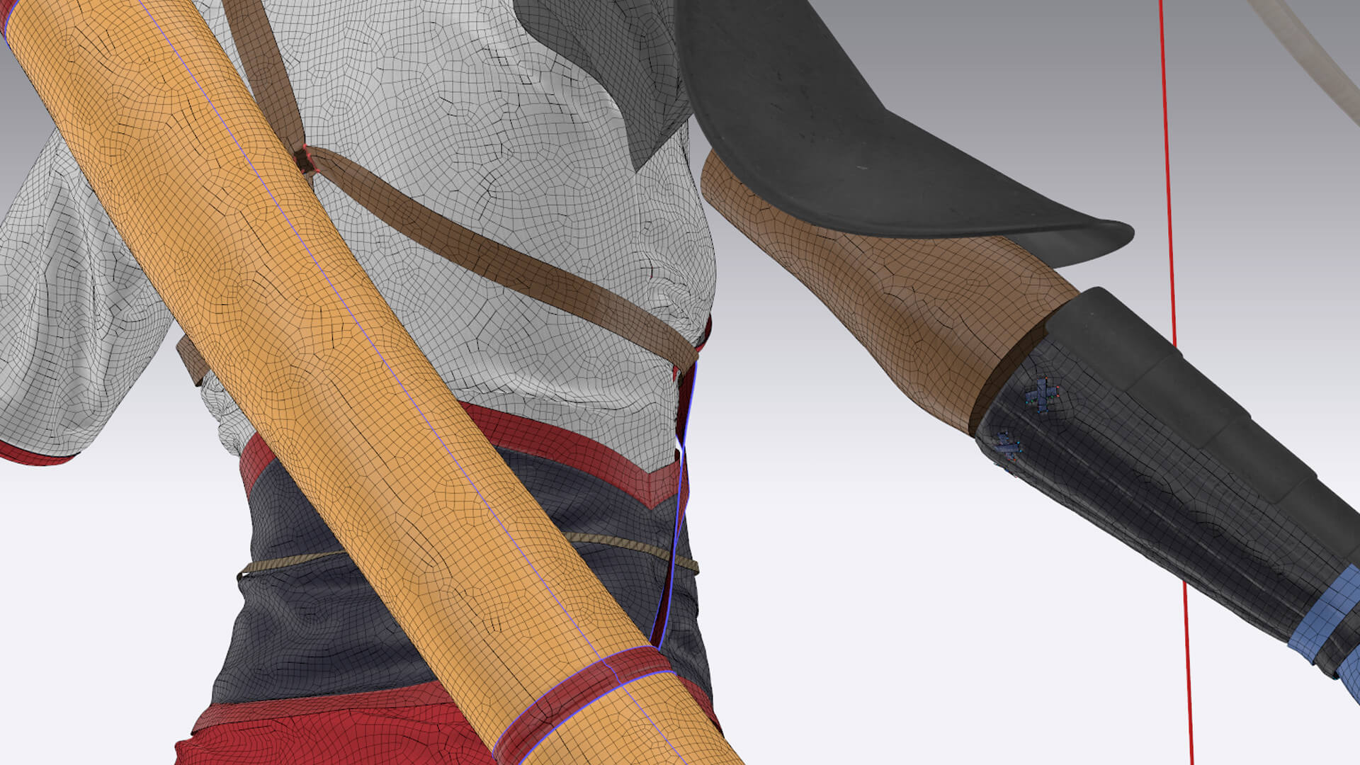 Ancient Archer Outfit - 3D Model by Max Dias