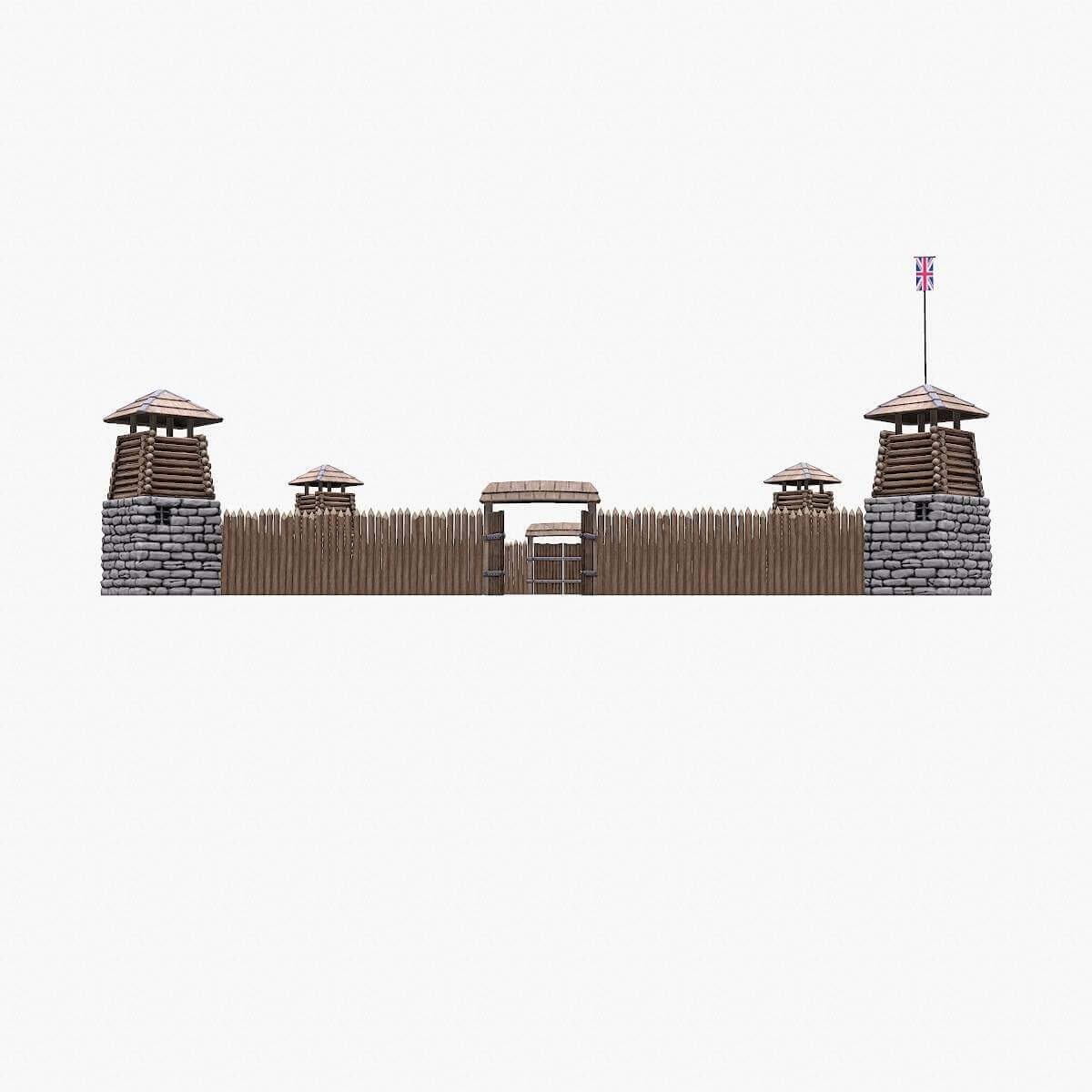 Fort - 3D Model by Max