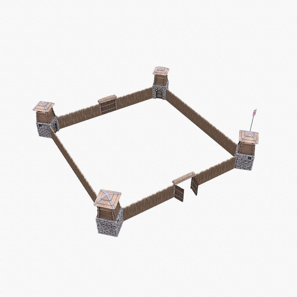 Fort - 3D Model by Max