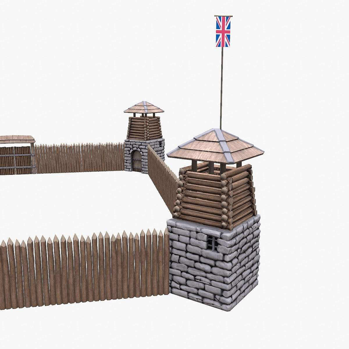Fort - 3D Model by Max