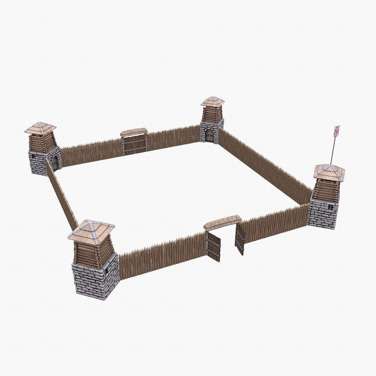 Fort - 3D Model by Max