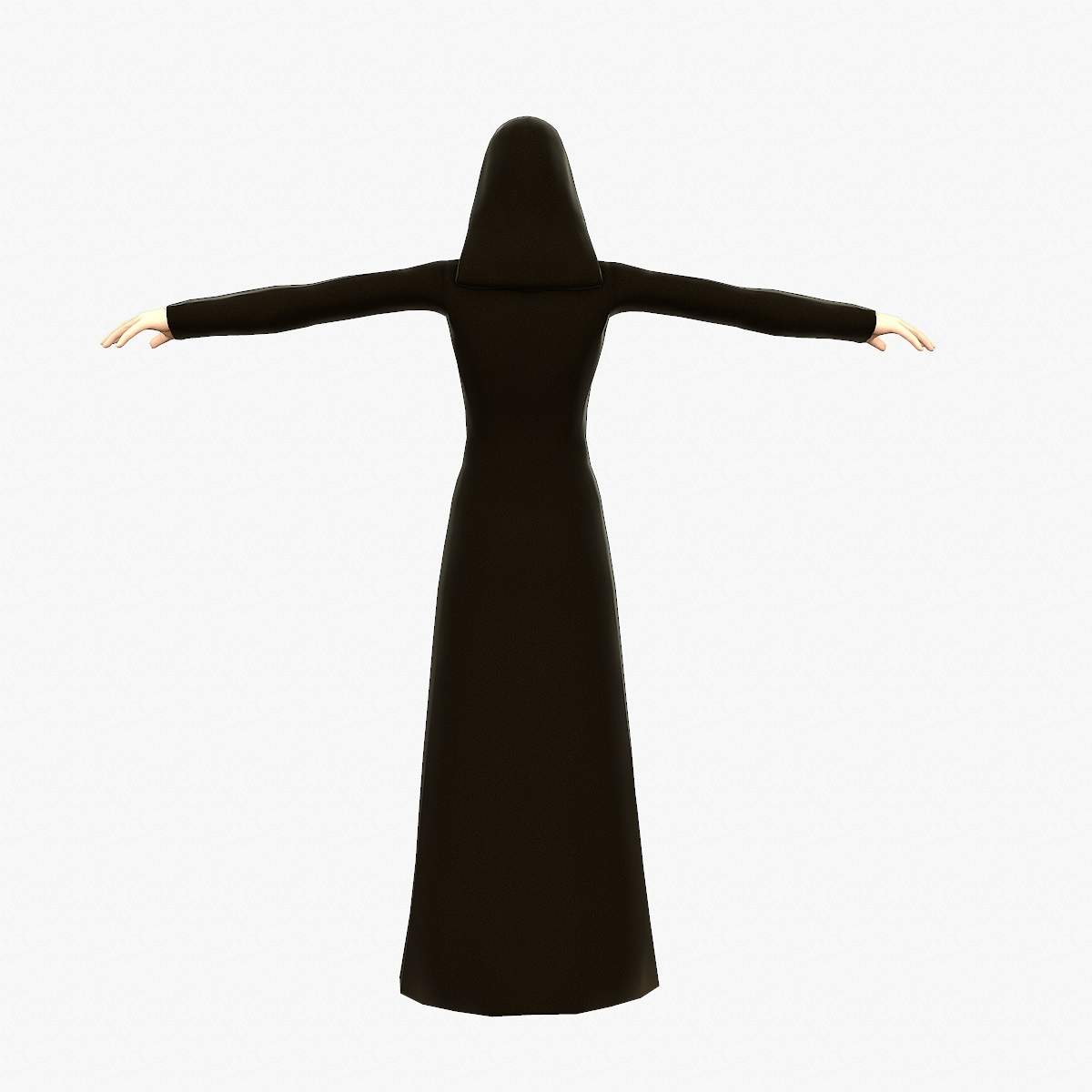 Nun Character - 3D Model by Max