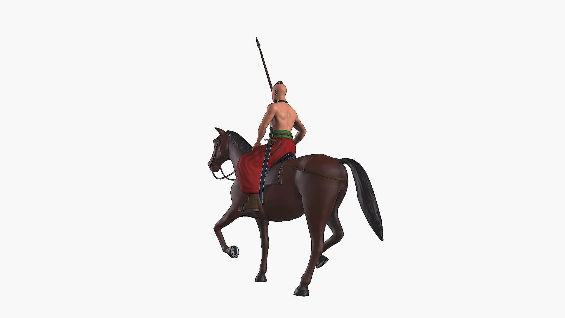 Ukrainian Cossack-Rider 3D Model by Max