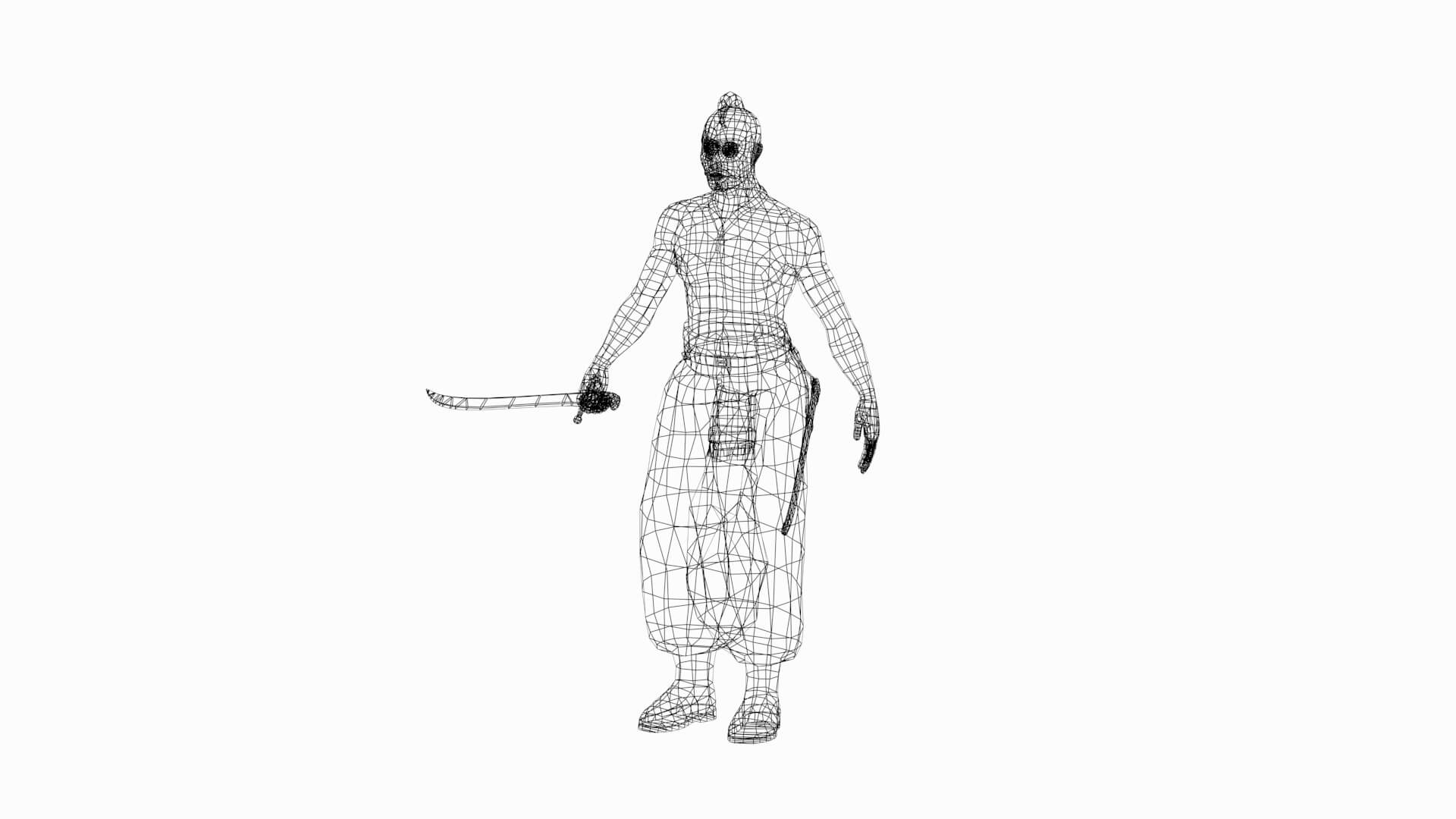 Ukrainian Cossack Rigged - 3D Model by Max