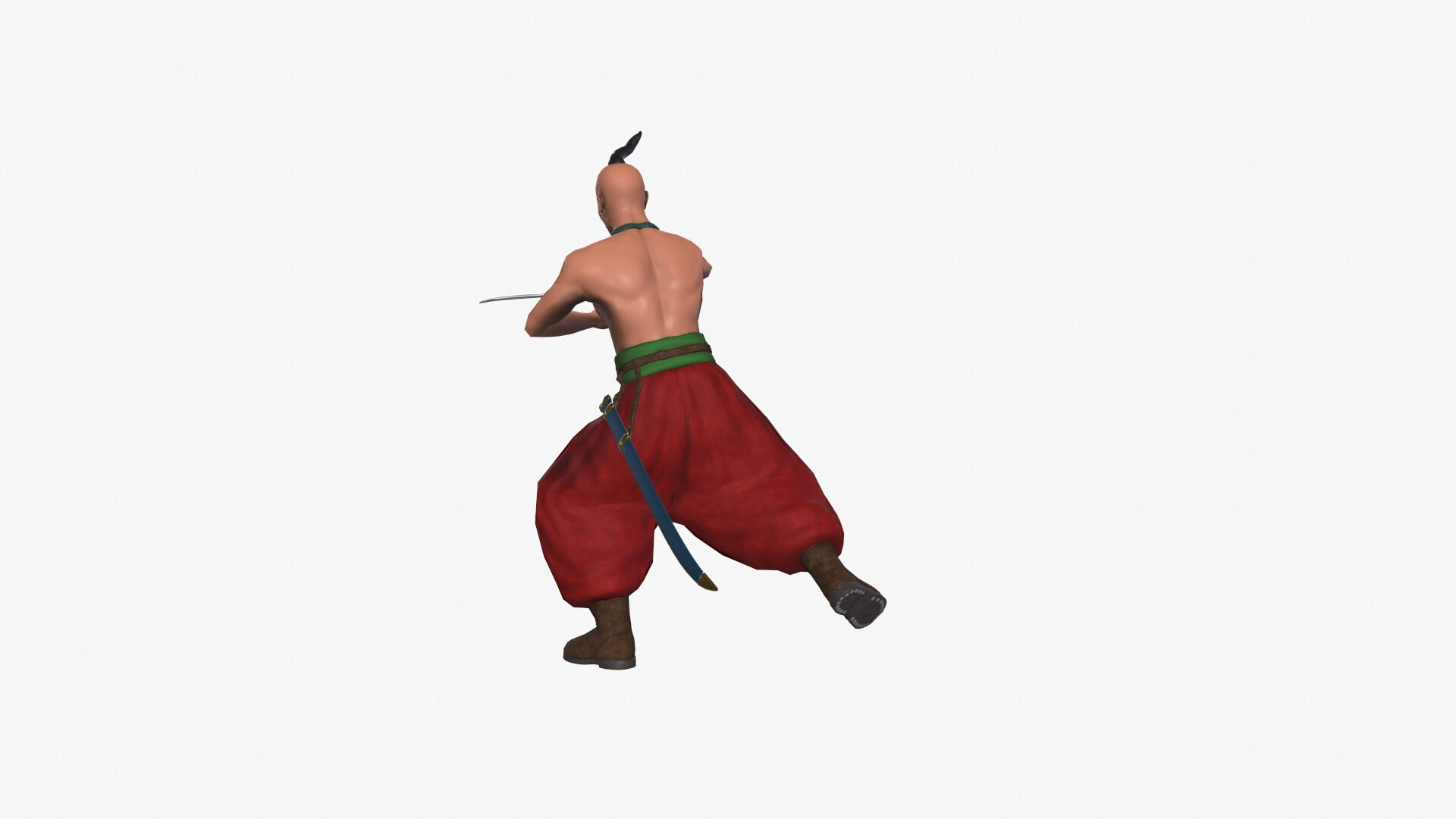 Ukrainian Cossack Rigged - 3D Model by Max