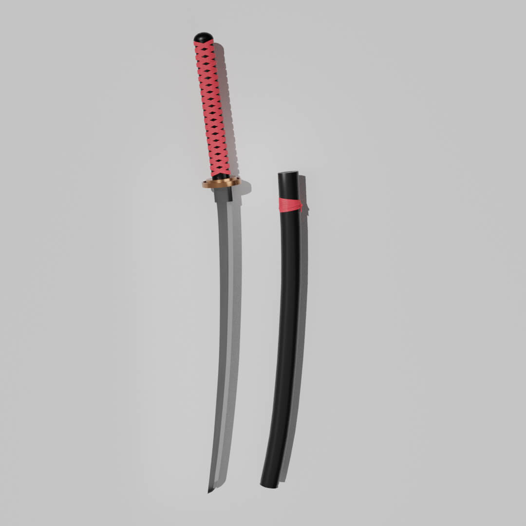 Katana 3D Model by Max246