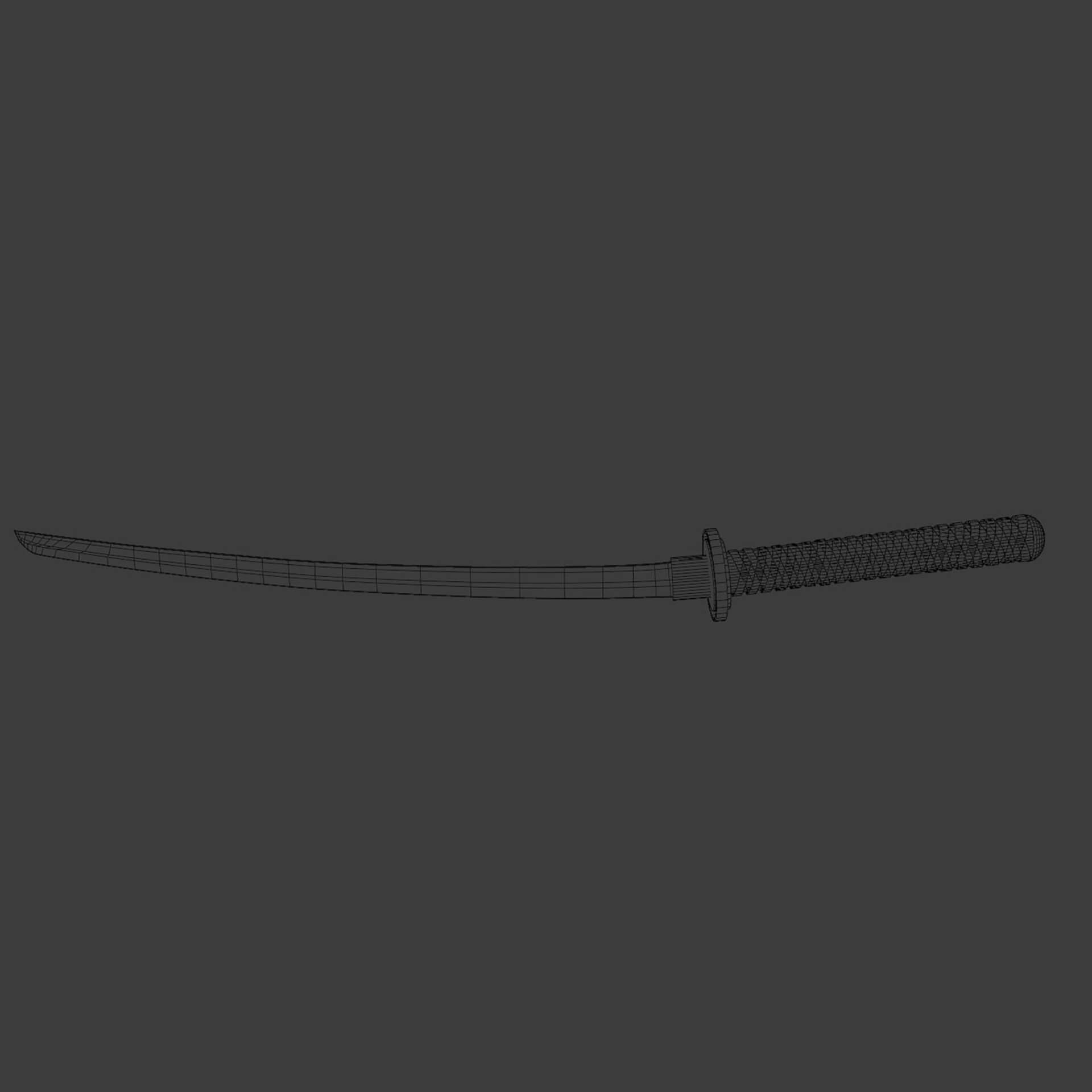 Katana 3D Model by Max246