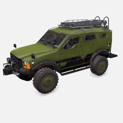 Gltf 3D Models | Military | Armored Cars | RenderHub